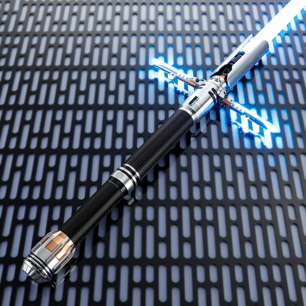 LIGHTSABER® Kestis Crossguard Saber | Motion-sensitive blade effects